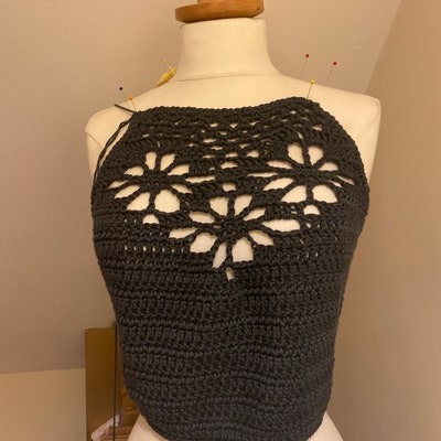 Crochet Pattern Bikini Bottoms High Waisted Adaptable Lace Underwear ...