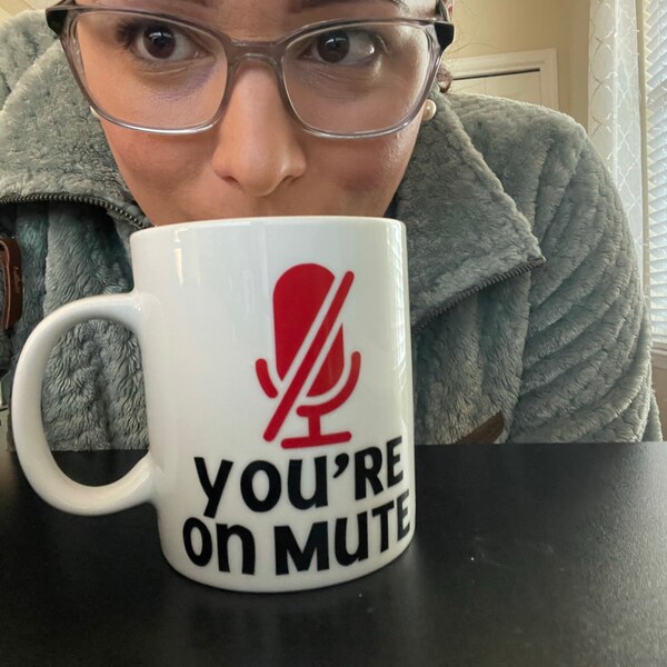 You’re on Mute Mug, Teacher Gift, Zoom Call Gift, Funny Online Meeting ...