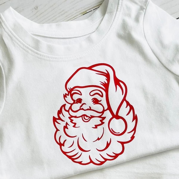 Vintage Santa Svg, Old School Father Christmas, Santa Claus Download ...