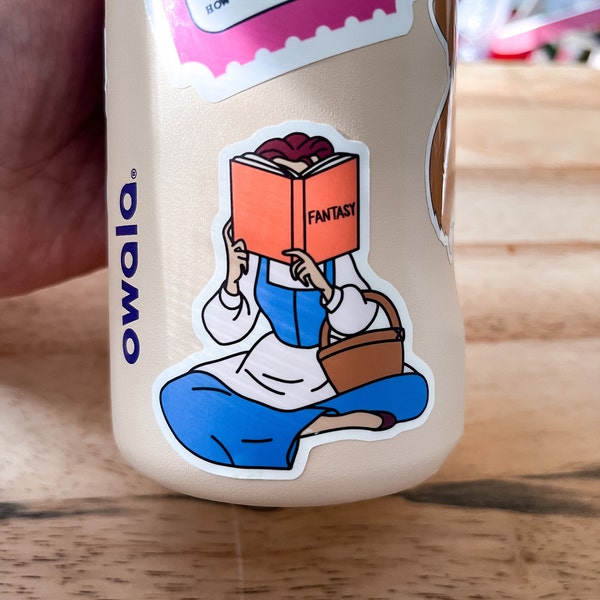 BOOK GENRE Stickers - Belle Sticker, Beauty and the Beast, Booktok ...