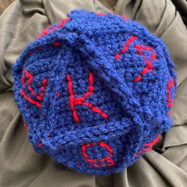 D20 (20 Sided Die) Digital Crochet Pattern ONLY |amigurumi Crochet ...
