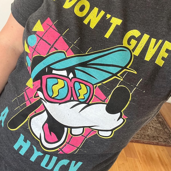 Disney Retro 90s Goofy Shirt, A Goofy Movie I Don't Give A Hyuck T ...