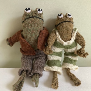 Custom Order Tiny Knit Frogs With Sweaters - Etsy
