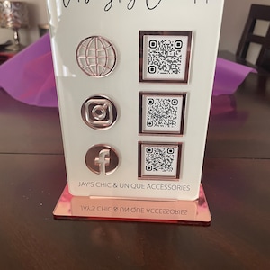 Large QR Code Sign 10x12 Inches - Etsy