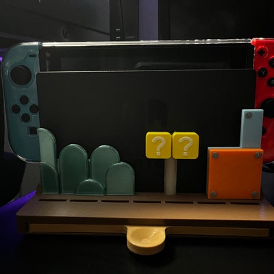 Nintendo Switch Game Holder Super Mario Dock Stand Fan Art - Etsy