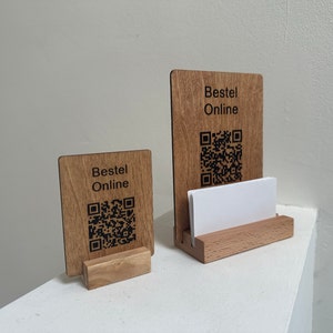 Personalized Wooden QR Code Tipping Box, Custom Made Money Box, Charity ...