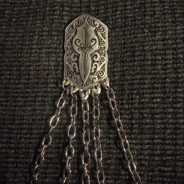 Handcrafted Pewter Sword Chatelaine - Cosplay Sewing Tool Waist Clip - Etsy