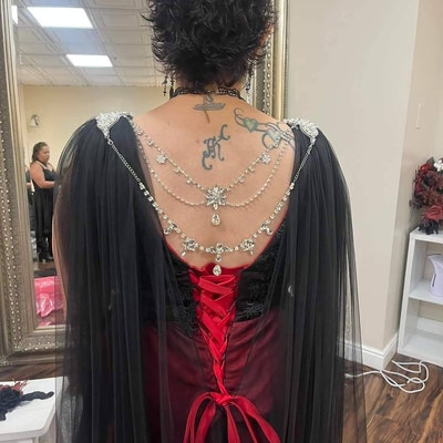 Crystal Bridal Cape__ Wedding Rhinestone Cape, Sparkle Shoulder Cape ...