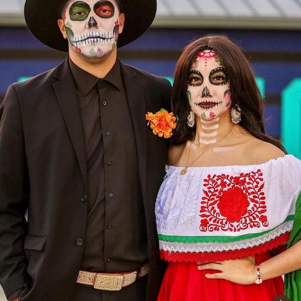 Mexican Maxi Skirt. Mexican Colorful Skirt. Traditional Long Skirt ...