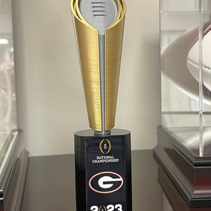 National Championship College Football Trophy Replica 3D Printed - Etsy
