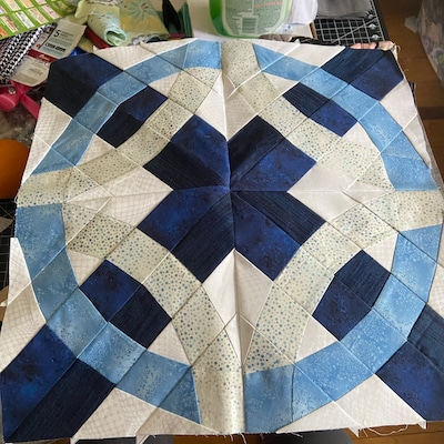 Paper Pieced Double Wedding Ring Pattern Digital - Etsy