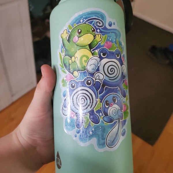 Poliwag, Poliwhirl, Poliwrath, Politoed Evolution Family BIG ...