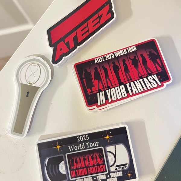 Ateez “into Your Fantasy” World Tour Stickers - Fantasy Collection ...