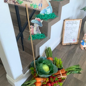 Peter Rabbit Figure Wooden Peter Rabbit Table Decor Peter - Etsy