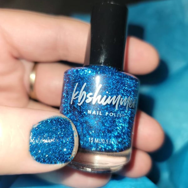 One Night Sand Metallic Flake Nail Polish by Kbshimmer - Etsy