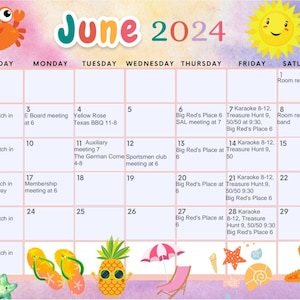 EDITABLE May 2024 Calendar, Printable Cute Pink Cinco De Mayo Calendar ...