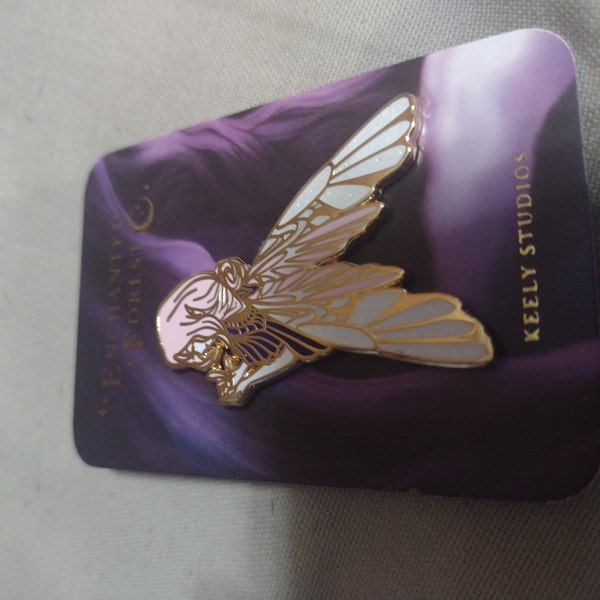 Gold Enchanted Forest Fairy Hard Enamel Pin - Magical Fantasy Theme ...