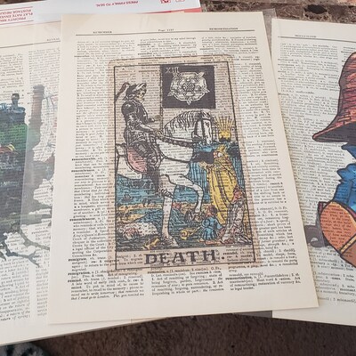 Calvin and Hobbes, Vintage Dictionary Art Print, Picture, Upcycled Gift ...