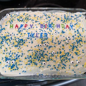 Sad Donkey Inspired Edible Sprinkle Mix, First Birthday Supplies ...