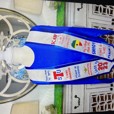 Custom Graduation Stole Personalized Stole Graduation Gift Senior ...