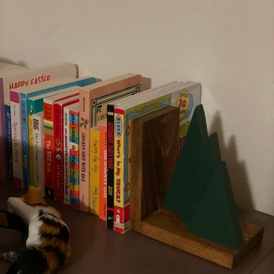 Tree Bookends, Forest Bookends, Shelf Decor, Nursery Decor, Kids Room ...