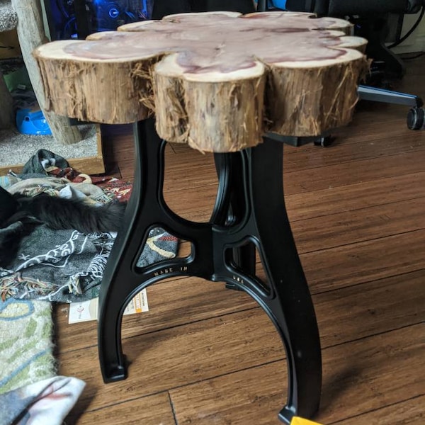 18" Pedestal Base Cast Aluminum Cast Iron Table Base Cast Aluminum Like ...