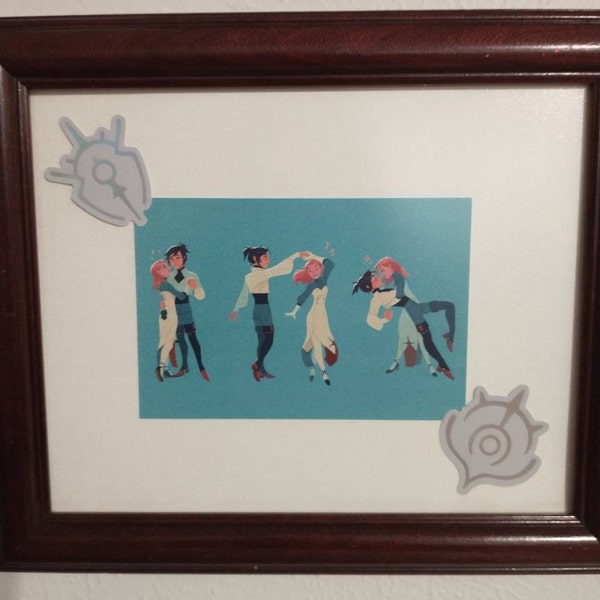 FE3H | Fire Emblem Three Houses Felix and Annette Professors Print - Etsy