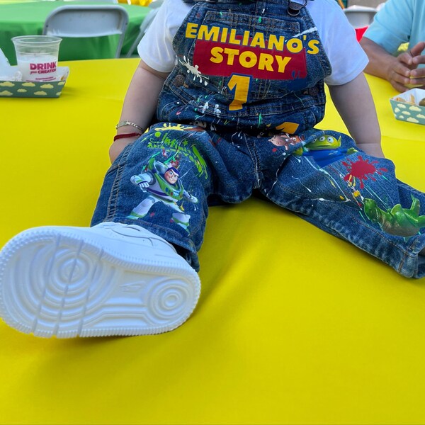 Kids Custom Lion Theme Birthday Outfit, Custom Overalls, Personalized ...