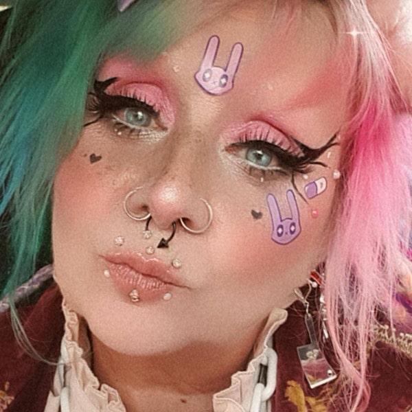 Yami Kawaii Pill Hair Bows. Set of 2 Kawaii Bows - Etsy