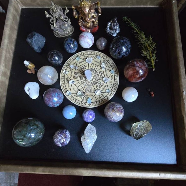 Sigil of Ameth | Engraved Wooden Altar Plate | Choice of Sizes | Symbol ...