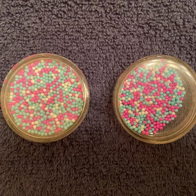 White Non-flare Acrylic Ear Plugs Stretchers Gauges Pair/kit 14g 12g ...