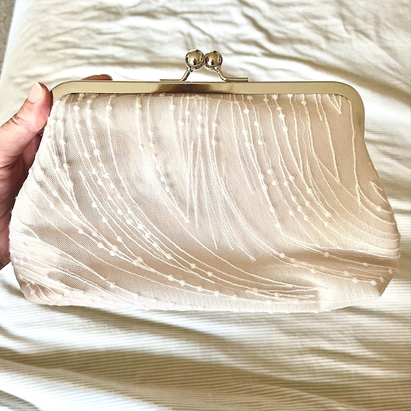 Heirloom Purse | Made From YOUR FABRIC |custom Bridal Clutch | Mother ...