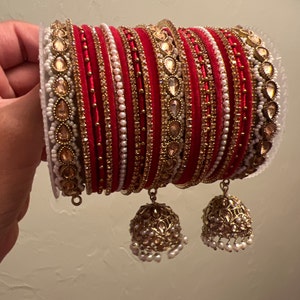 Indian Bangles Set / Bridal Bangles Set / Indian Jewelry / - Etsy