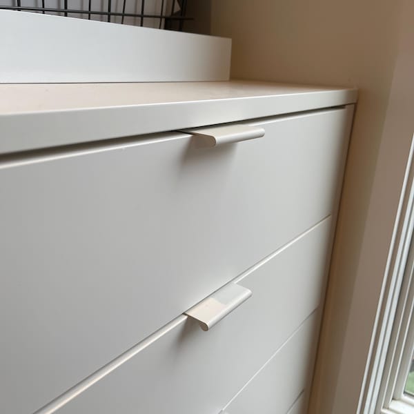 Modern Lnvisible Pull Handle Punch-free Drawer Cabinet Wardrobe Door ...