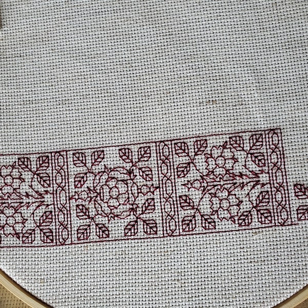 Queen Elizabeth's Bible Cover Lace – Blackwork Pattern, Needlepoint ...