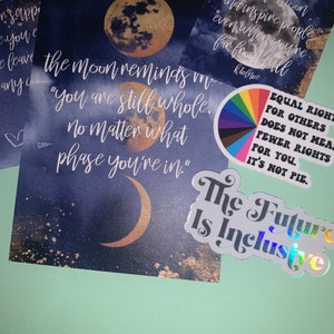 The Future is Inclusive Sticker, Diversity Stickers, Feminist Stickers ...