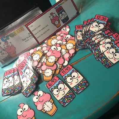 Rainbow Fish Color Sorting Science Math File Folder Game Center Teacher ...