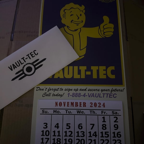 Un-official Handmade Fallout 12 Month Calendar for 2025 - Etsy