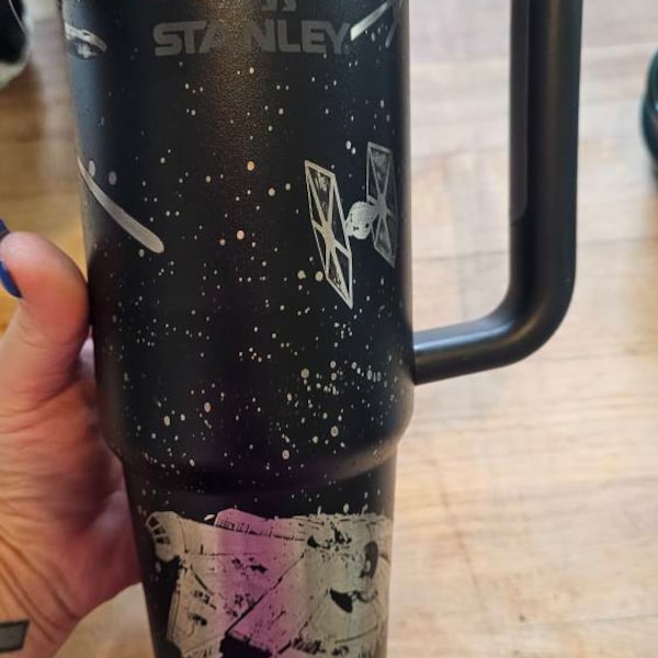 30 or 40 Oz Star Constellation Print Galaxy Engraved Stanley Tumbler - Etsy