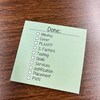 Custom Checklist Sticky Notes // Organization 3x3 Stick Notes, Check ...