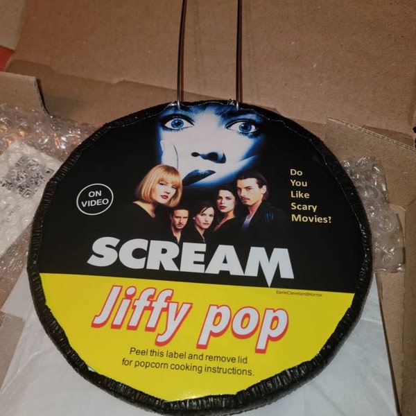Scream Movie Jiffy Pop: Edible Popcorn Snack - Etsy