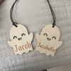 Ghost Tag Halloween Tags Name Tags Halloween Bucket Tags Custom Name ...