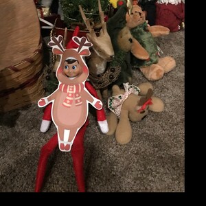 Elf Sick, Reason to Not Move the Elf, Christmas Elf Accessories, Santa ...