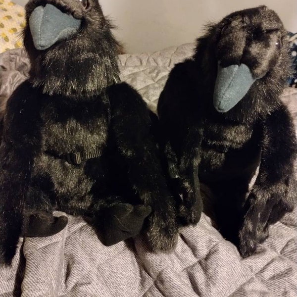 ESSA Raven Crow Emotional Support Plush Stuffed Animal Personalized ...