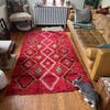 Soft GREEN WOOL Living Room ,berber Grid Pattern Rug ,stunning Moroccan ...