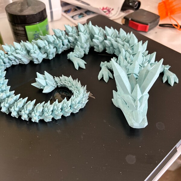 Crystal Dragon Cinderwing3d, STL File for 3D Printing,, STL Print Files ...