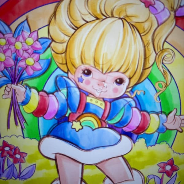 Rainbow Girl Stacked Seamless Art - Etsy