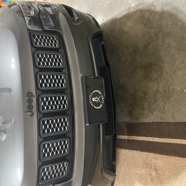 Venom Eyes License Plate - Evil Villain - Aluminum Black and White ...