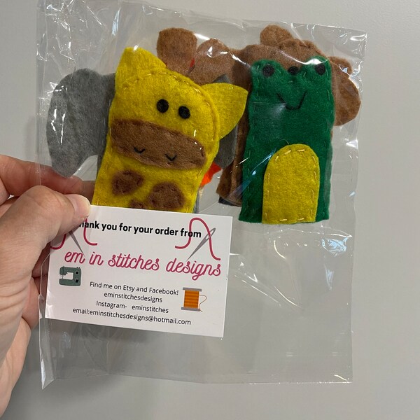 Dear Zoo Inspired Finger Puppets, Felt Finger Puppets, Story Telling ...