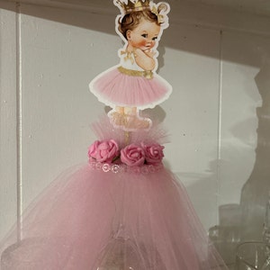 Princess Baby Girl African American Girl Princess Baby Shower Cupcake ...